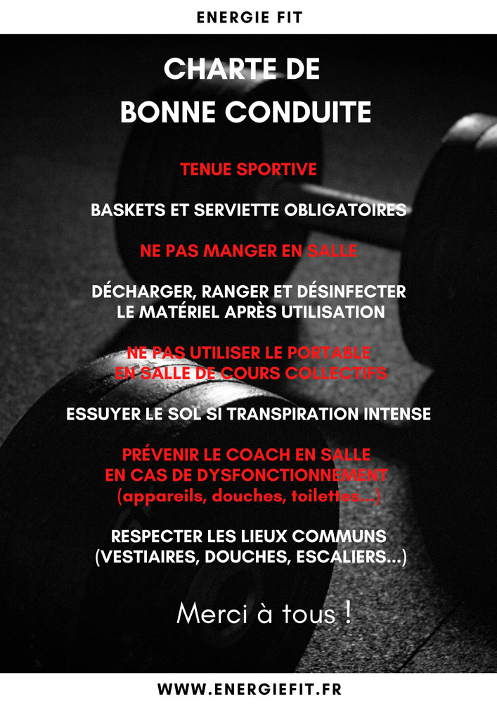 Charte de bonne conduite - Énergie FIT